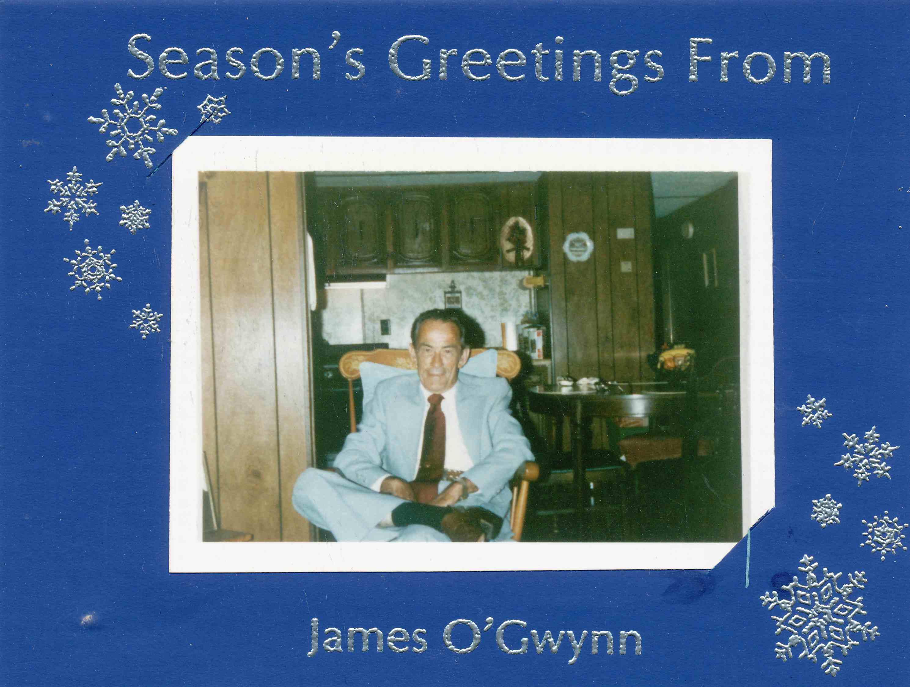 DAGMAR ANITA BINGE remembers JAMES O'GWYNN